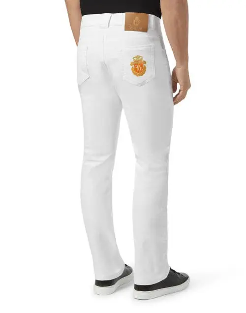 BILLIONAIRE Regular Fit Crest - White