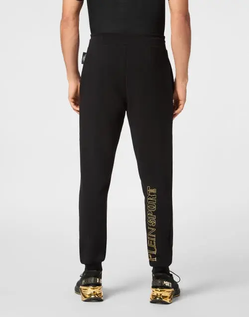 PLEIN SPORT Loose Fit Jogging Pants Lamina Scratch