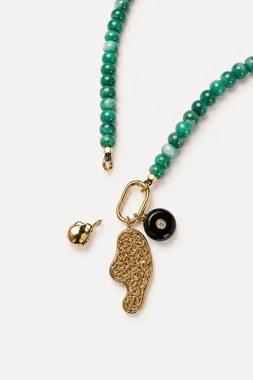 DANIELA MILLAN JEWELRY Riviera Sculptural Charm Necklace