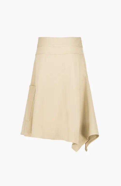 SAEMDI Emery Asymmetric Wrap Skirt