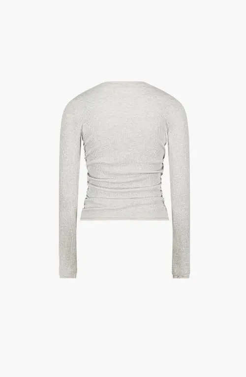 SAEMDI Maja Rib Jersey Cardigan