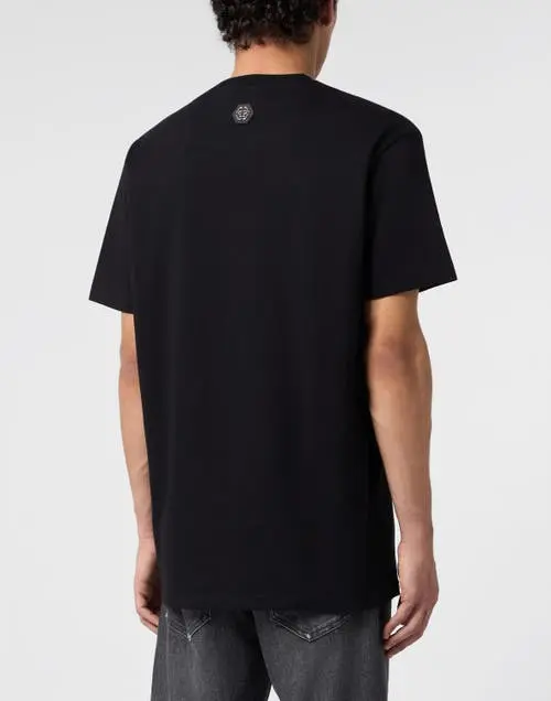 Philipp Plein Round Neck T-shirt Skull Monogram