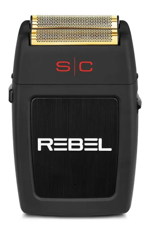 STYLECRAFT Rebel Gold Titanium Foil Shaver - Black
