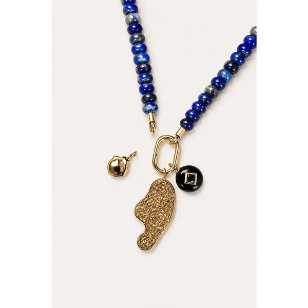 DANIELA MILLAN JEWELRY Ocean Charm Necklace - Blue