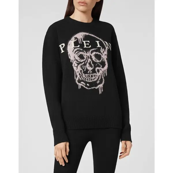 Philipp Plein Pullover Round Neck Skull