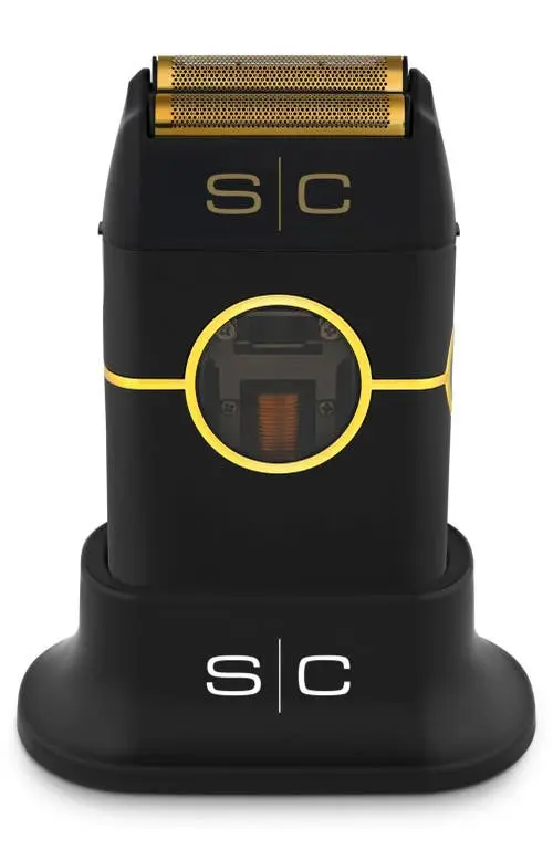 STYLECRAFT Instinct Metal Cordless Double Foil Shaver - Black