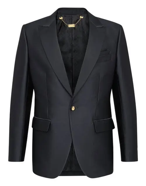 BILLIONAIRE Blazer Crest - Black/gold
