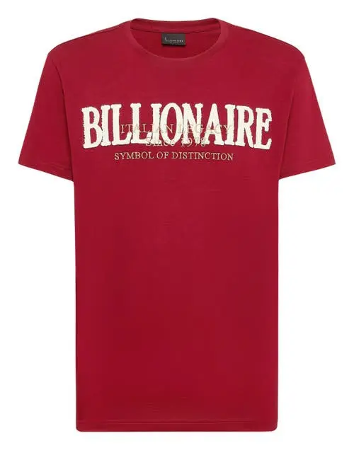 BILLIONAIRE T-shirt Round Neck Ss - Bordeaux