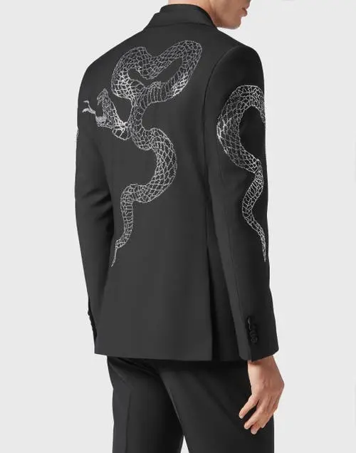 Philipp Plein Blazer Lord Fit Snake