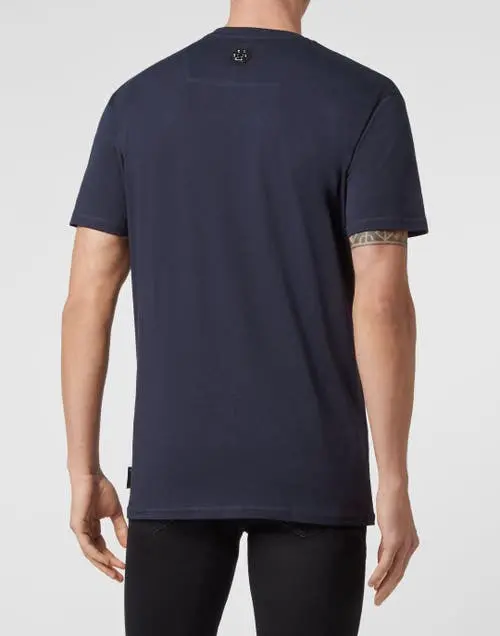 Philipp Plein T-shirt V-neck Ss - Navy