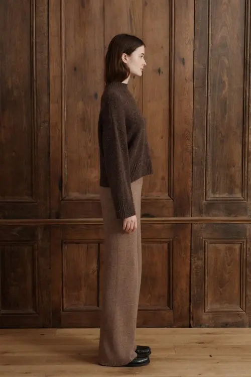 VIR VITA Bettina Cashmere Sweater - Oak