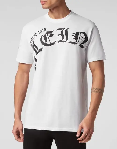 Philipp Plein T-shirt Round Neck Gothic Plein