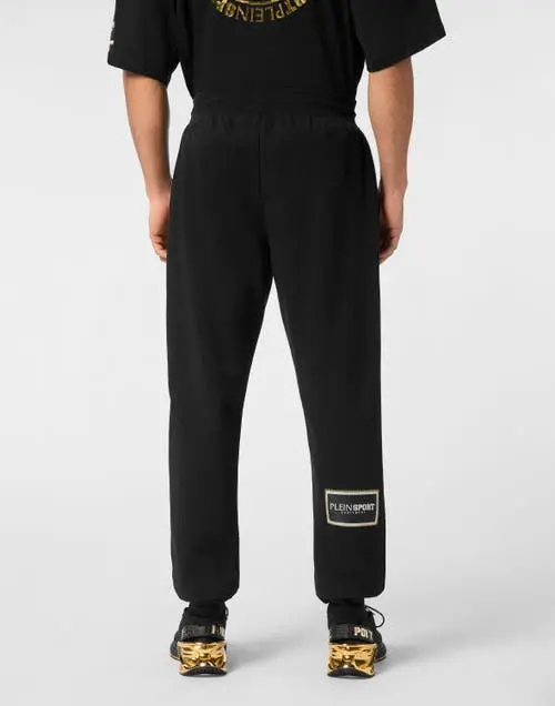 PLEIN SPORT Loose Trousers Label