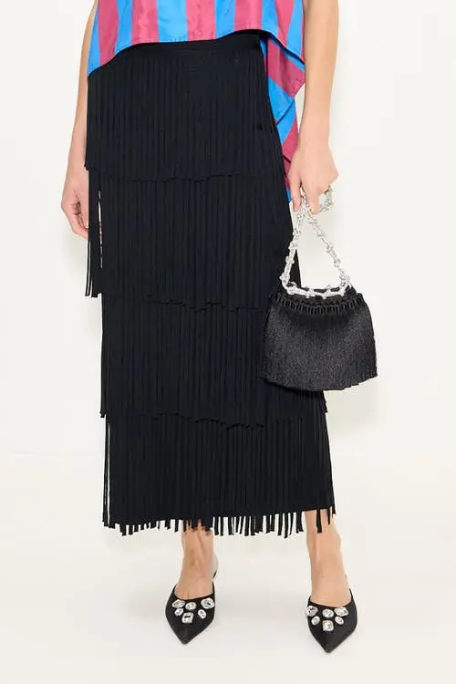 SIMONMILLER Tassel Evening Knotty Bag