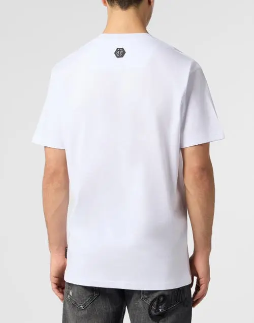 Philipp Plein Round Neck T-shirt Dollar Signature