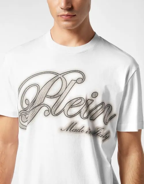 Philipp Plein T-shirt Basic Strass Signature