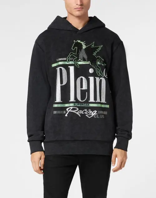 Philipp Plein Hoodie Sweatshirt Ls Racing Club
