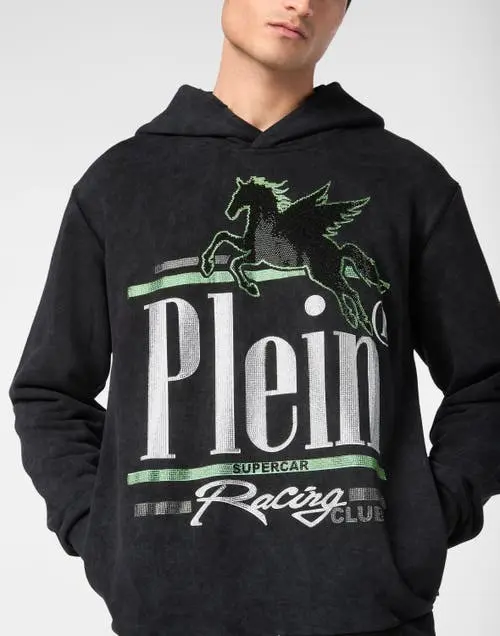 Philipp Plein Hoodie Sweatshirt Ls Racing Club