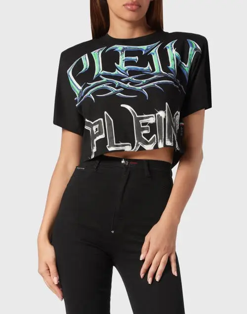 Philipp Plein T-shirt Round Neck - Black