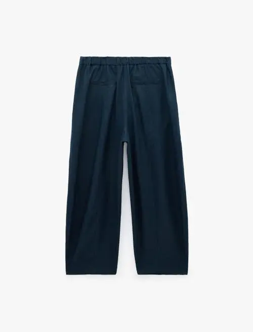Koton High Rise Wide Leg Barrel Pants