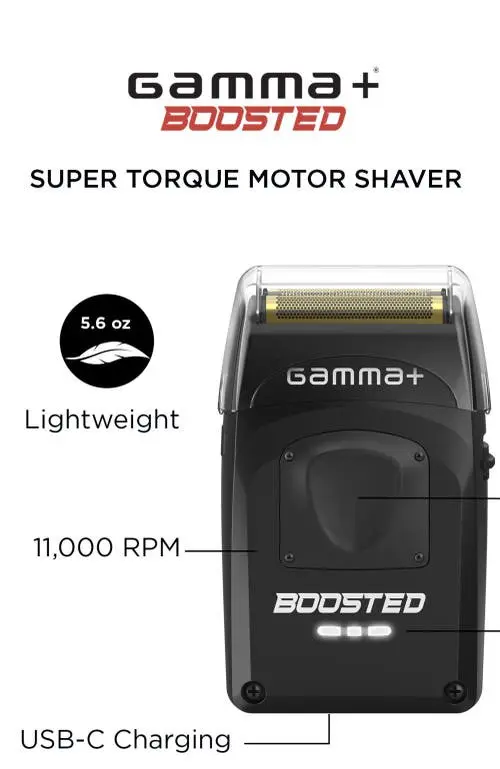 GAMMA + Boosted Cordless Double Foil Shaver