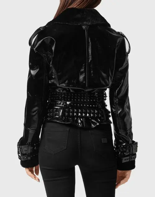 Philipp Plein Leather Jacket