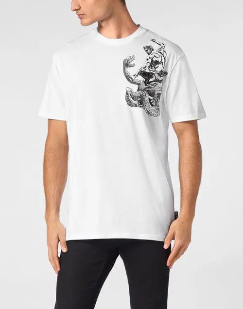 Philipp Plein T-shirt Round Neck Ss Tattoo