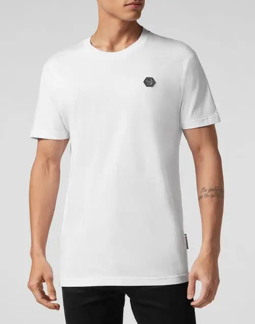 Philipp Plein T-shirt Round Neck Ss Kimono Cut Skull&amp;bones