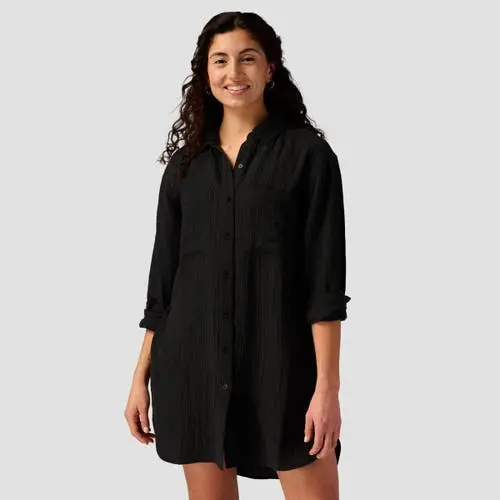 BACKCOUNTRY Long Cotton Gauze Long-sleeve Button-down