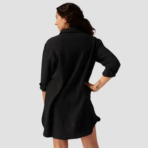 BACKCOUNTRY Long Cotton Gauze Long-sleeve Button-down