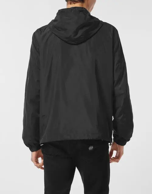 Philipp Plein Nylon Windbreaker - Black