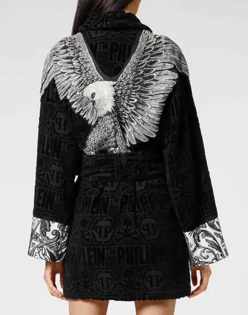 Philipp Plein Bathrobe Eagle