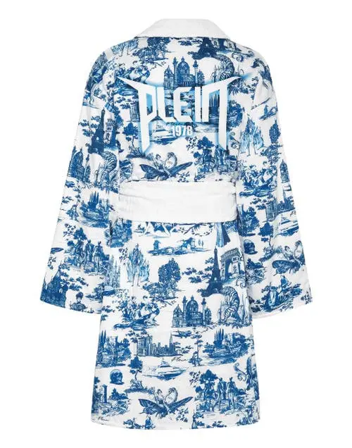 Philipp Plein Bathrobe En Plein Air