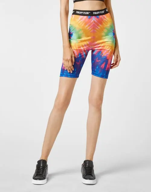 Philipp Plein Short Trousers Tie Dye - Multicolor