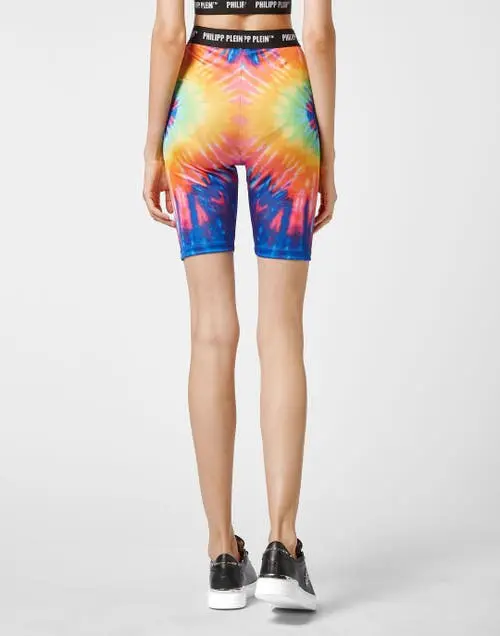 Philipp Plein Short Trousers Tie Dye - Multicolor