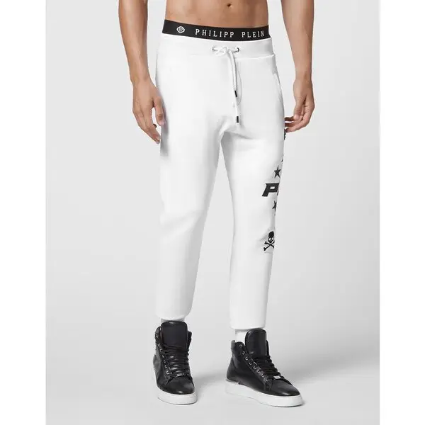 Philipp Plein Jogging Trousers - White