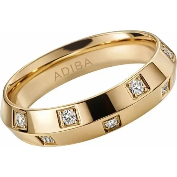 ADIBA Luminous Elegance Band Ring