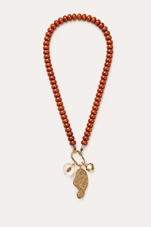 DANIELA MILLAN JEWELRY Monaco Sculptural Charm Necklace