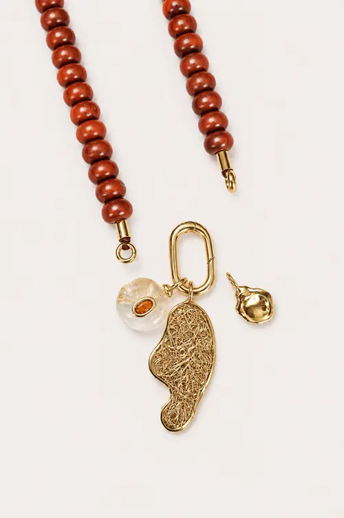 DANIELA MILLAN JEWELRY Monaco Sculptural Charm Necklace