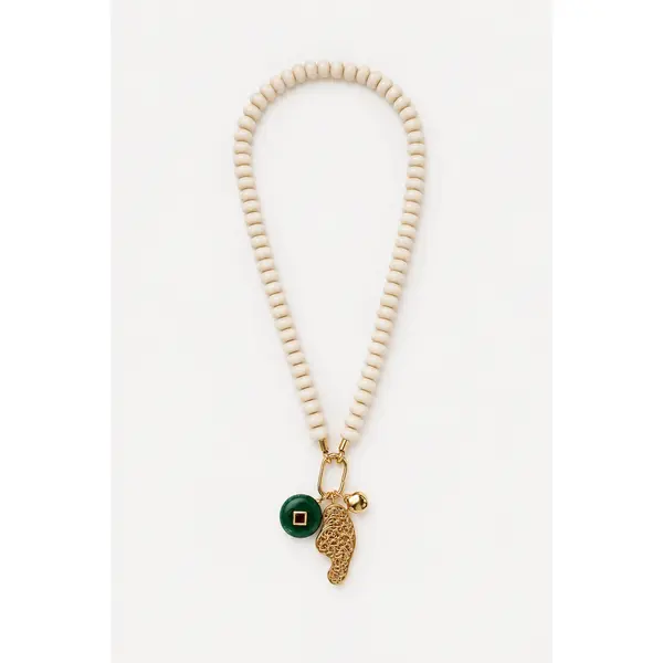 DANIELA MILLAN JEWELRY Capri Sculptural Charm Necklace