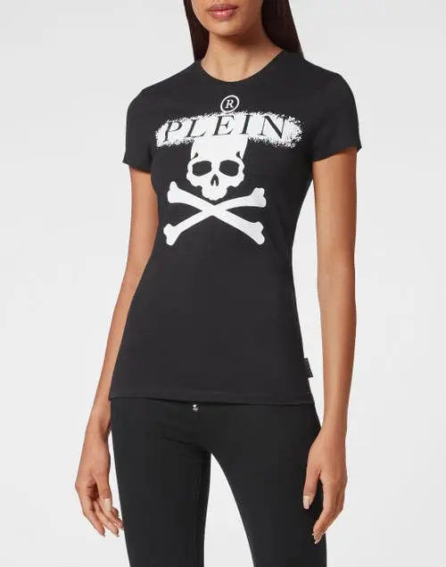 Philipp Plein T-shirt Round Neck - Black