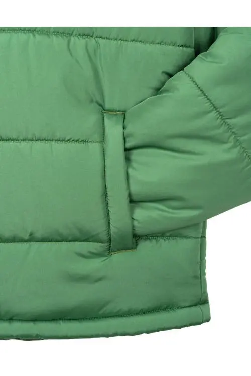 JOHN DEERE Quilted Hooded Puffer Jacket