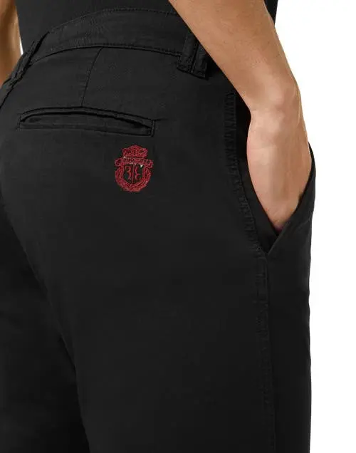 BILLIONAIRE Trousers Chinos Fit - Black