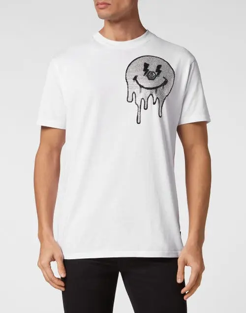 Philipp Plein T-shirt Round Neck Ss Smile