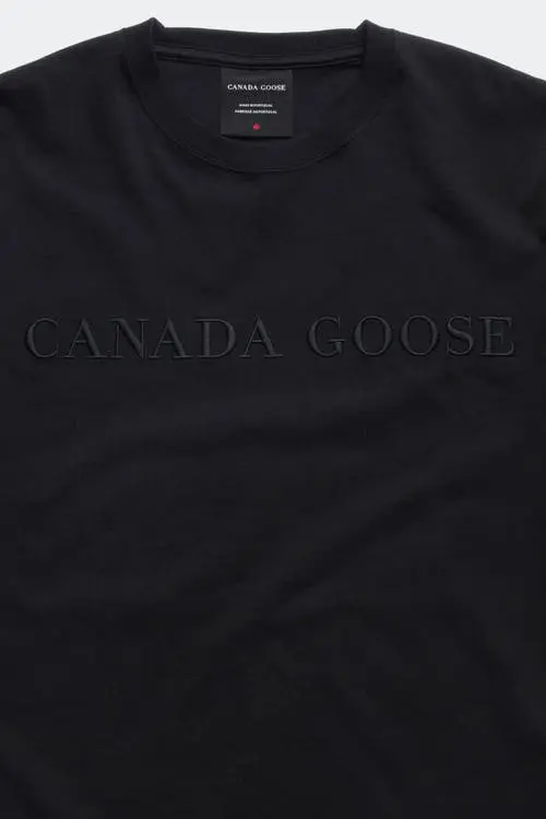 Canada Goose Vantage Embroidered T-shirt - Black