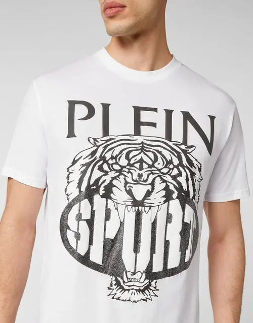 PLEIN SPORT T-shirt Round Neck Ss Tiger