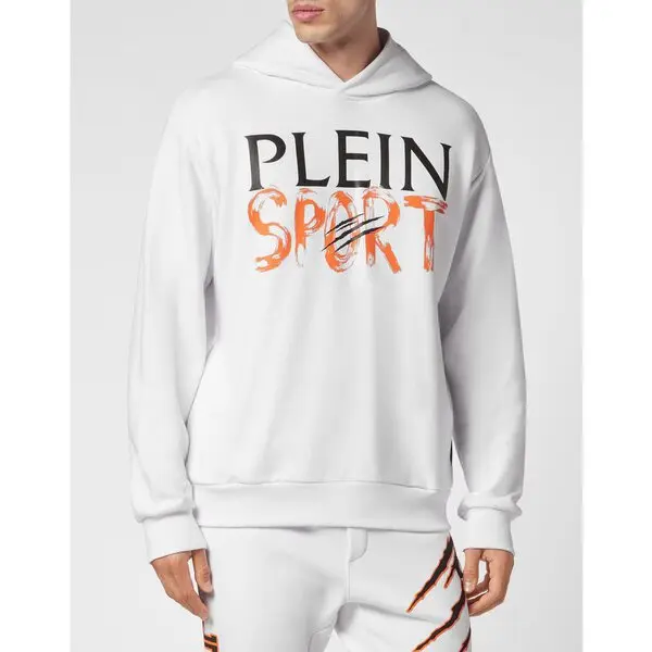 PLEIN SPORT Hoodie Sweatshirt - White
