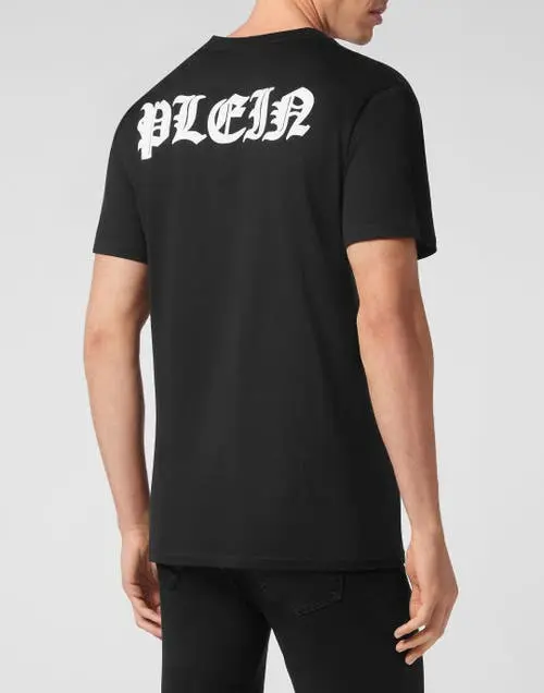 Philipp Plein T-shirt V-neck Ss Gothic Plein