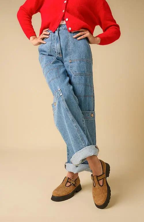 Charlotte Stone Remi Mary Jane Platform Loafer