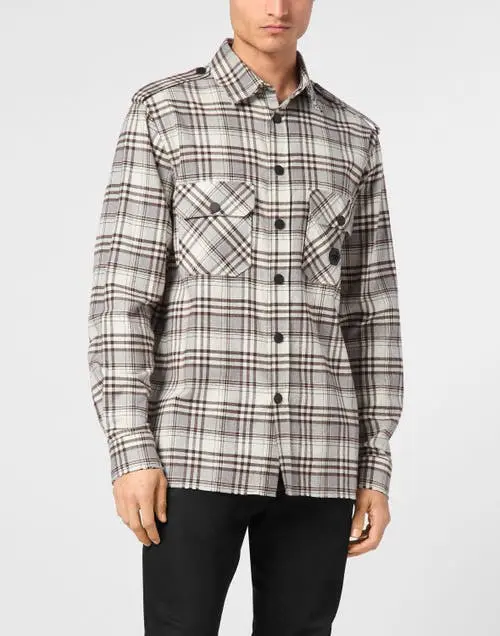 Philipp Plein Shirt Oversize Fit Skull&bones